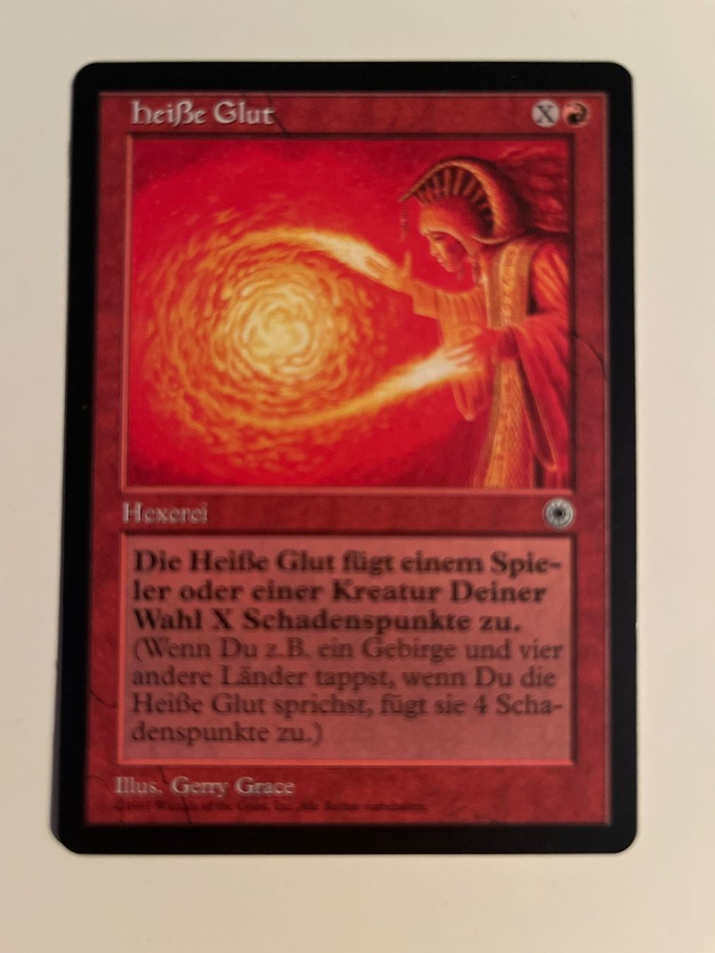 1 x Heiße Glut - Magic: The Gathering - MtG (Gebraucht) in Kriens für ...