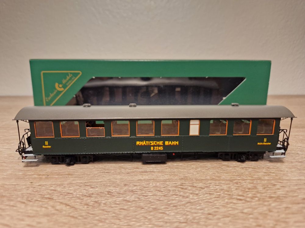 Wabu 265.002 Personenwagen RhB H0m (Neu und originalverpackt) in St-Aubin-Sauges für CHF 179 ...