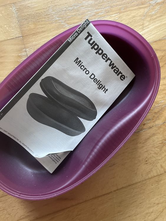Tupperware Micro Delight Behälter lila für Mikrowelle 430 ml (Neu ...