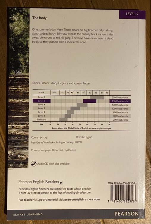 Stephen King - The Body, Pearson English Readers, neu! (Gebraucht) in ...