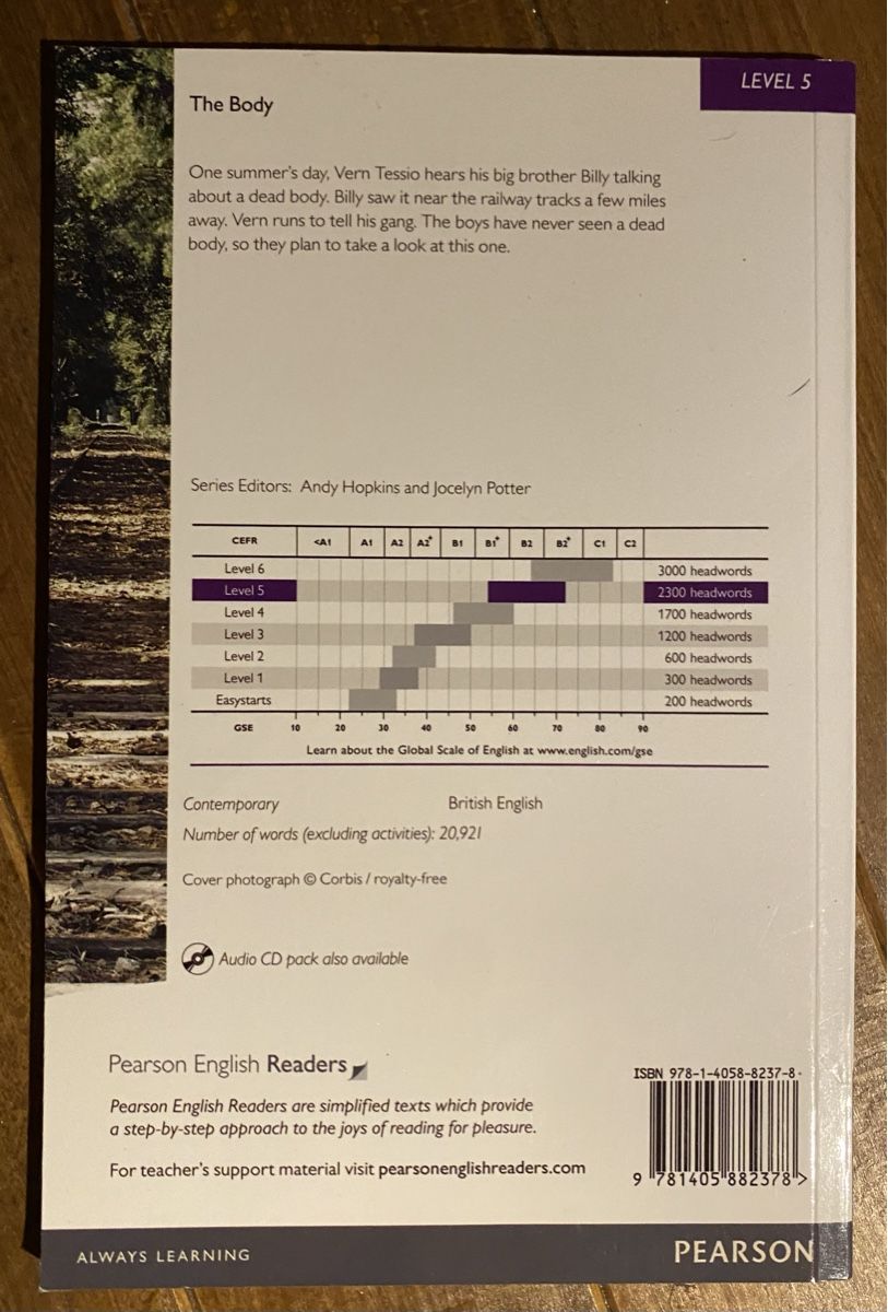 Stephen King - The Body, Pearson English Readers, neu! (Gebraucht) in ...