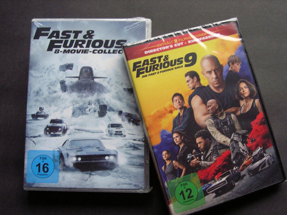 The Fast and the Furious 1-9 -DVD Movie Collection (Neu und originalverpackt) in Zuzwil SG für ...