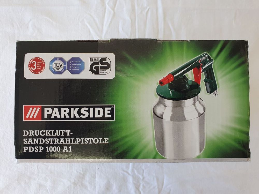 Parkside Druckluft-Sandstrahlpistole PDFP 1000 A1 L 1589 (Gebraucht) in ...