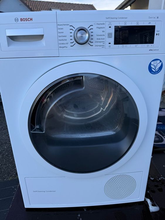 Revidierter Bosch Trockner A++ 8Kg 230V Schweizerstecker Top (Gebraucht ...