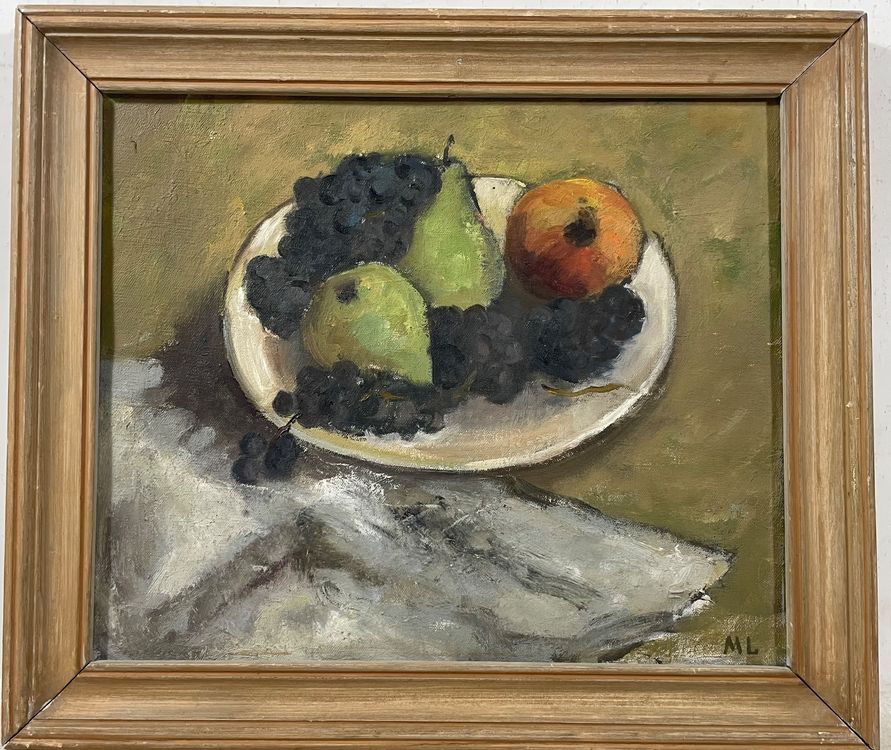 Top Stillleben Gemälde mit Früchten Monogrammiert (Gebraucht) in Root für CHF 19 – mit Lieferung ...