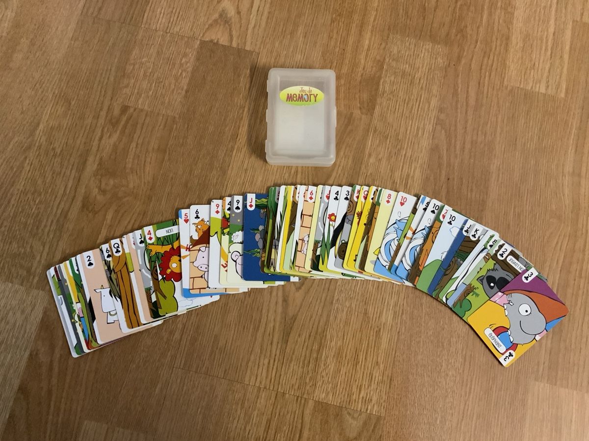 Jeu de cartes Memory enfants animaux éducatif complet (D'occasion) à ...