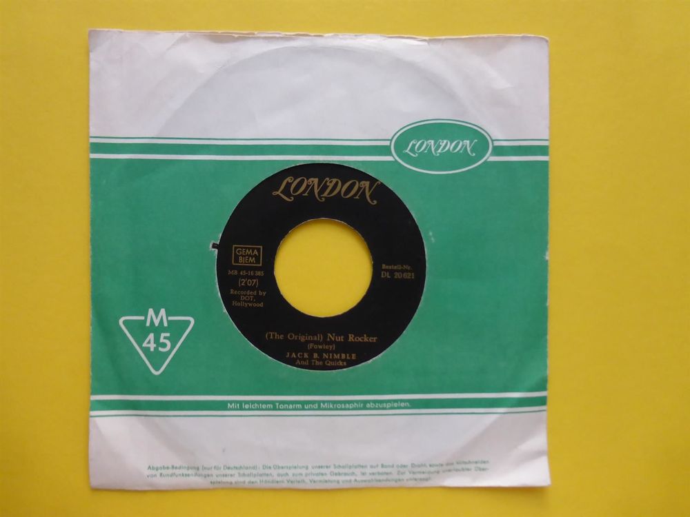 JACK B. NIMBLE 7" (ORIGINAL) NUT ROCKER (Gebraucht) in Zürich für CHF 4 ...