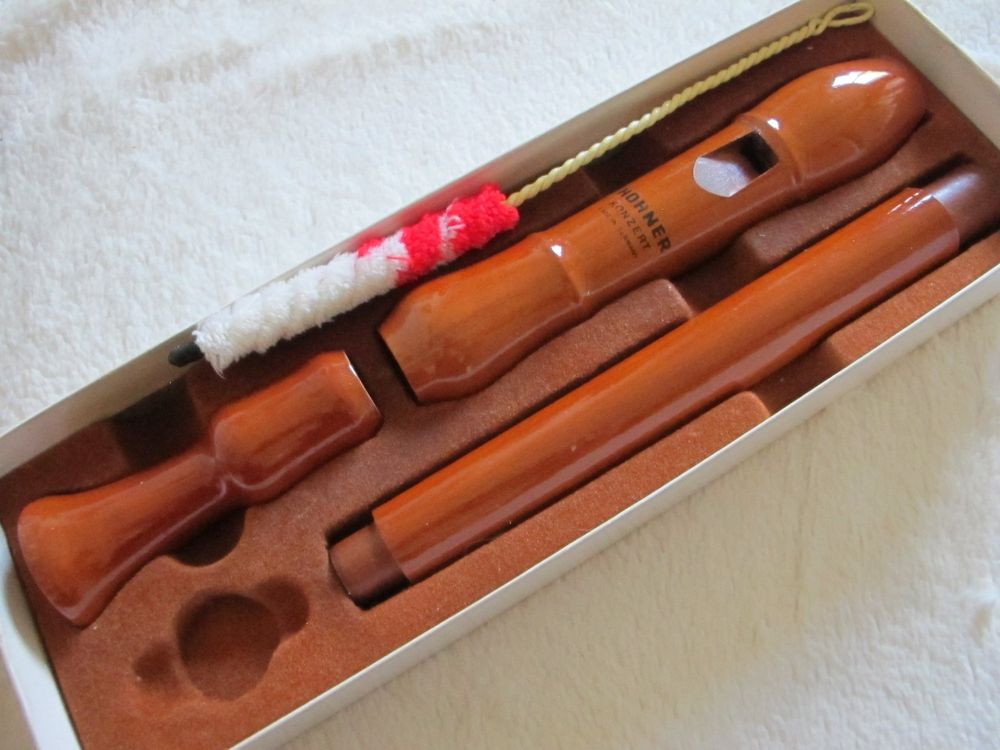 Hohner Blockflöte F-Alt Konzert 9574 Recorder In Origina Box (Gebraucht ...