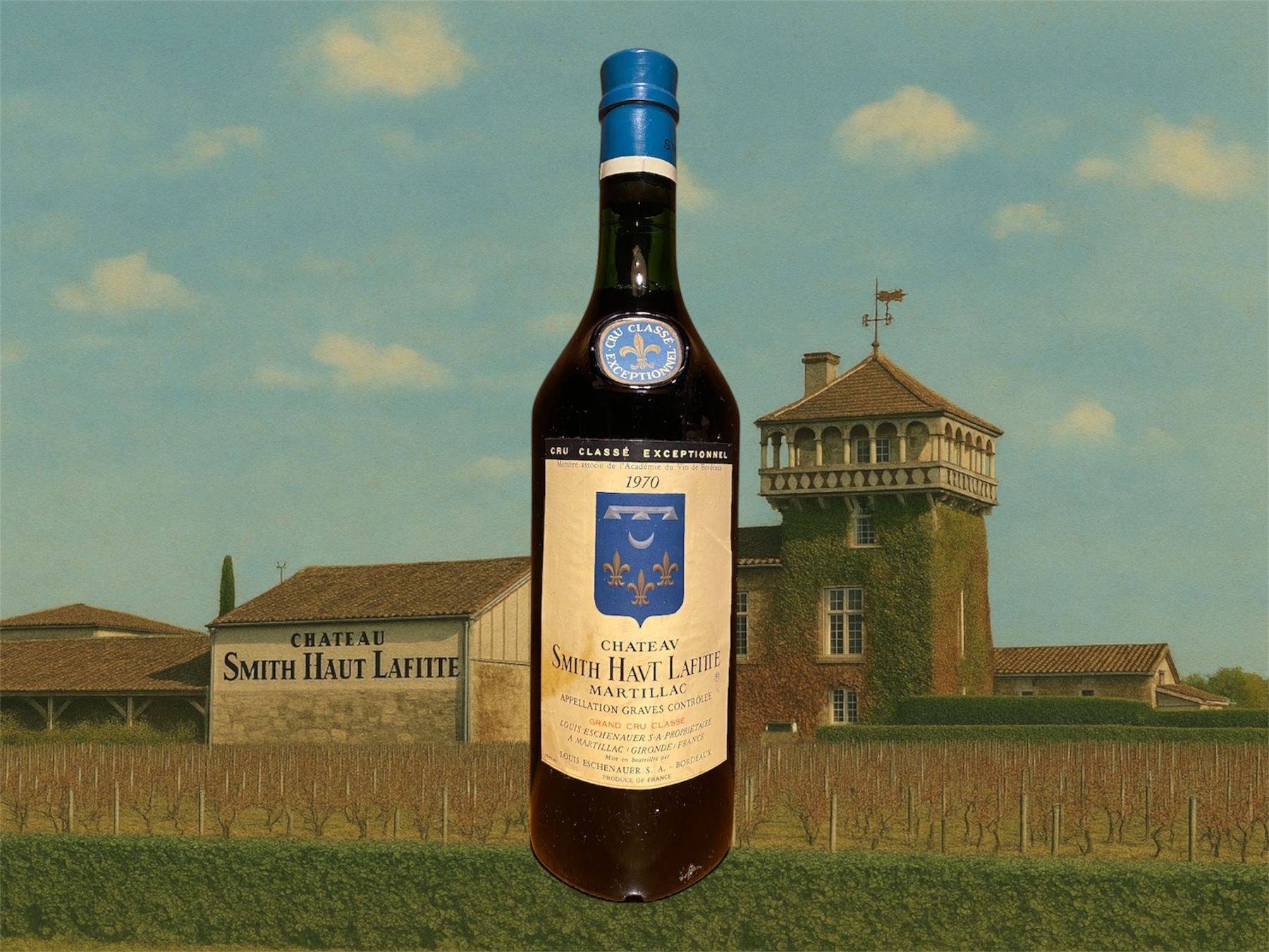 Château Smith Haut Lafitte 1970 ! , Graves (Neu und originalverpackt ...