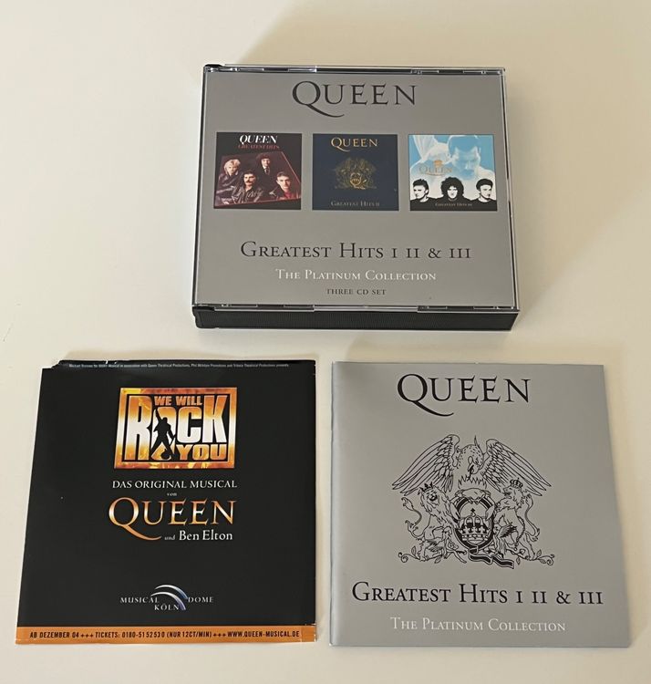 Queen Greatest Hits I II III CD Box Set | Kaufen auf Ricardo