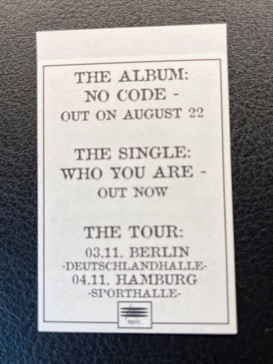 Pearl Jam No Code Sticker Grunge | Kaufen auf Ricardo
