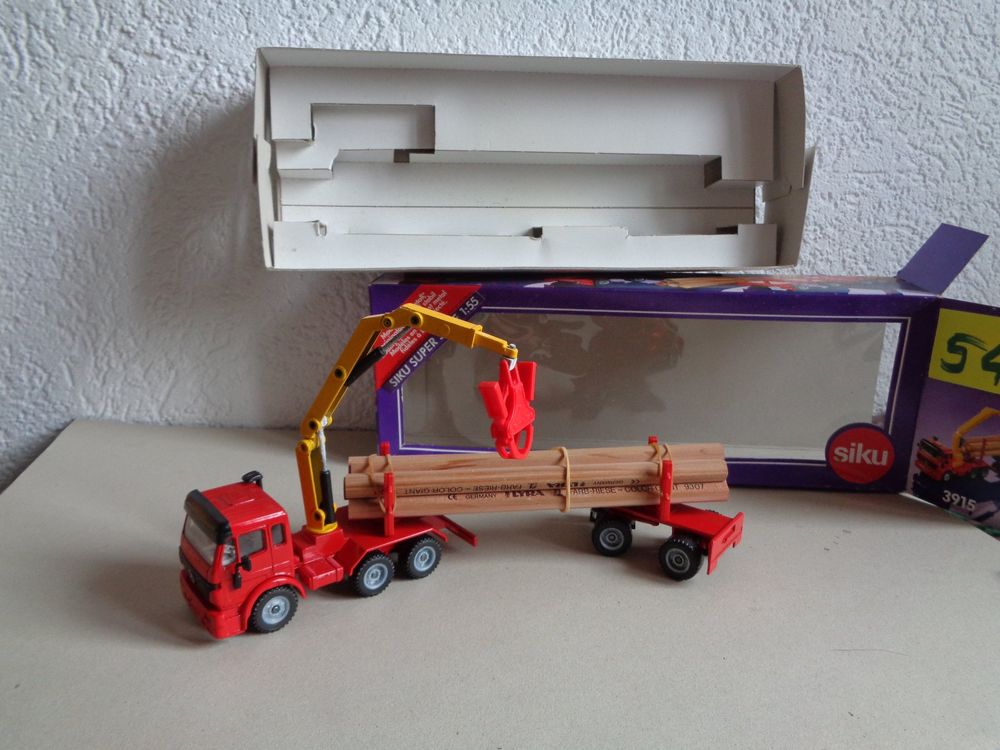SIKU 3915 Mercedes Sk fl mit Langgutnachläufer - OVP (Neu und ...