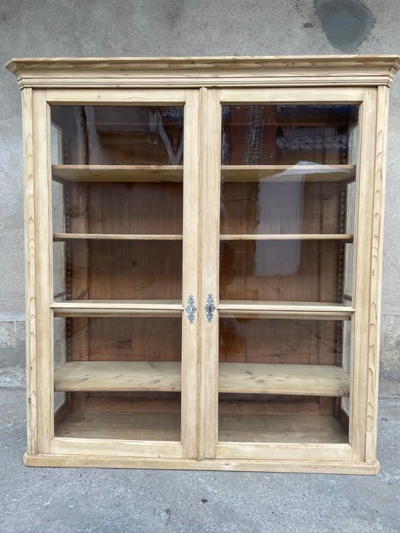 très jolie ancienne vitrine en sapin | Kaufen auf Ricardo