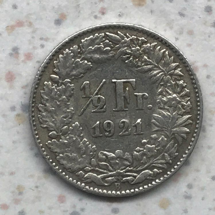 1921 50 Rappen Silber !!! | Kaufen auf Ricardo