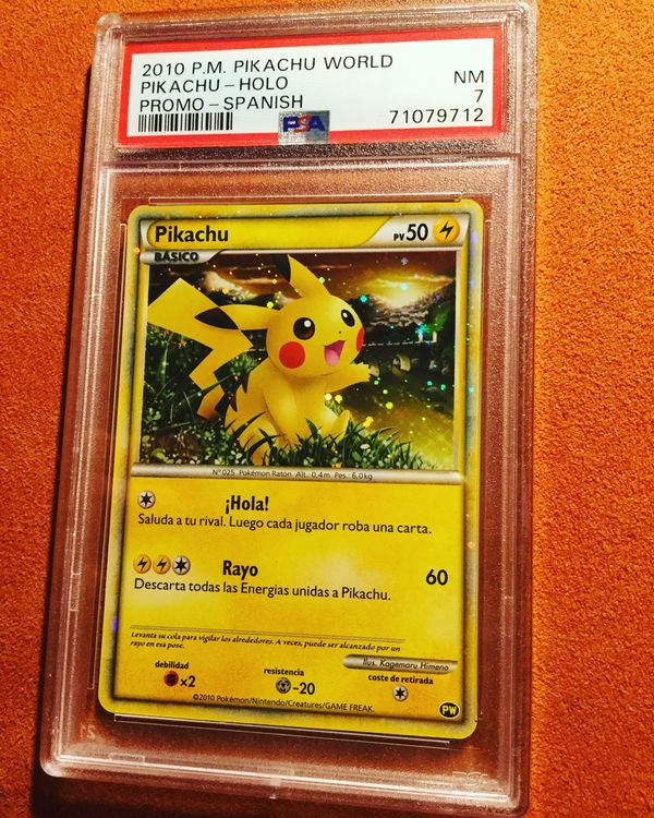 Pikachu Holo Promo, Pikachu World Spanish (2010), PSA 7 | Kaufen auf ...