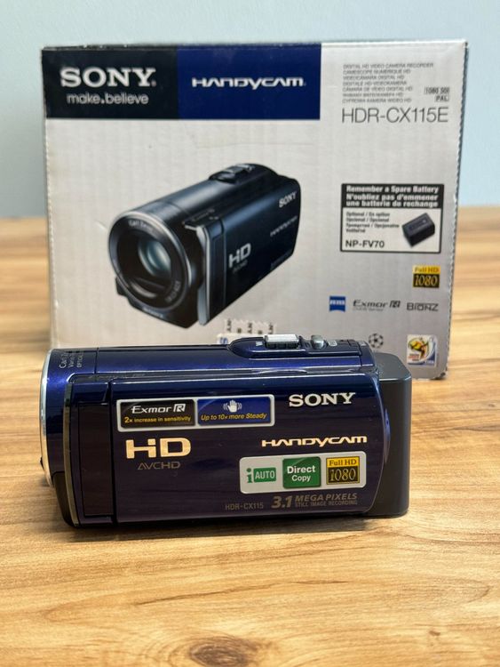 Neuwertiger Sony Handycam HDR-CX115E HD (Neu (gemäss Beschreibung)) in ...