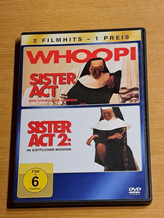 DVD WHOOPI, Sister Act + Sister Act2 mit Whoopi Goldberg (Neu (gemäss ...