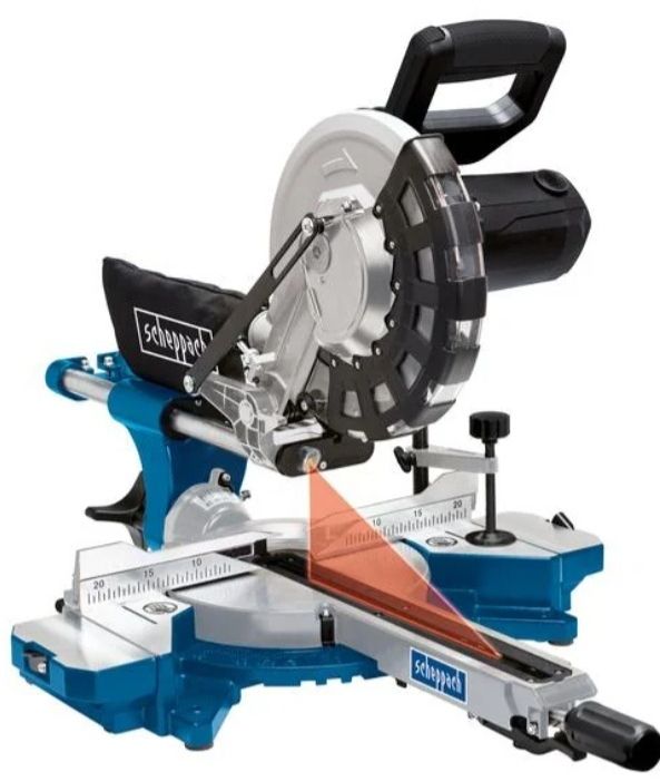 Scheppach Kappsäge Gehrungssäge mit Laser, Top Zustand! (Gebraucht) in ...