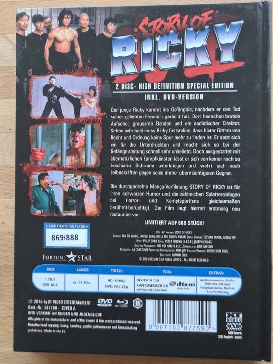 Story Of Ricky Mediabook UNCUT! (Neu (gemäss Beschreibung)) in Oberkirch LU für CHF 99 – mit ...
