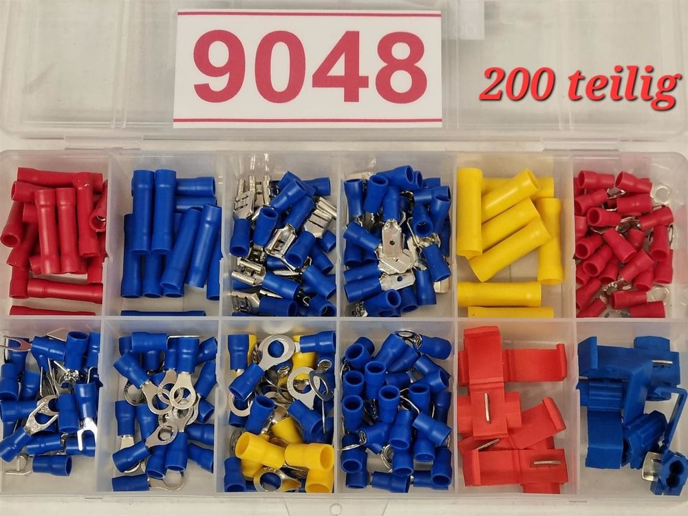200 tlg.- Kabelschuh Klemmen SET (Neu und originalverpackt) in Wolfhalden für CHF 3 – mit ...