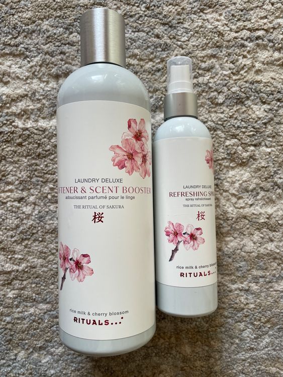Rituals Sakura Laundry Deluxe Softener + Refreshing Spray 🌸 (Neuf avec ...