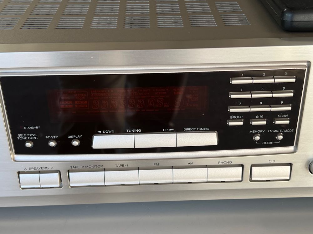 Onkyo TX 8211 Stereo Receiver - Top Zustand, Silber! (Gebraucht) in ...