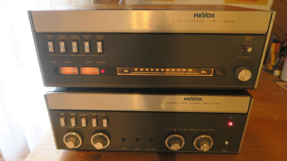 REVOX A 76 Tuner und A 78 Verstärker | Kaufen auf Ricardo