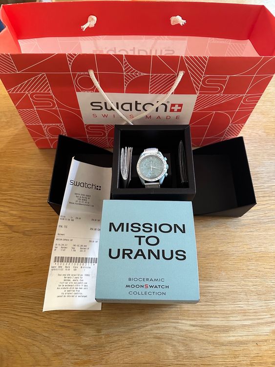 MoonSwatch Mission to Uranus Neu/New (Neu und originalverpackt) in Geneva für CHF 295 – mit ...
