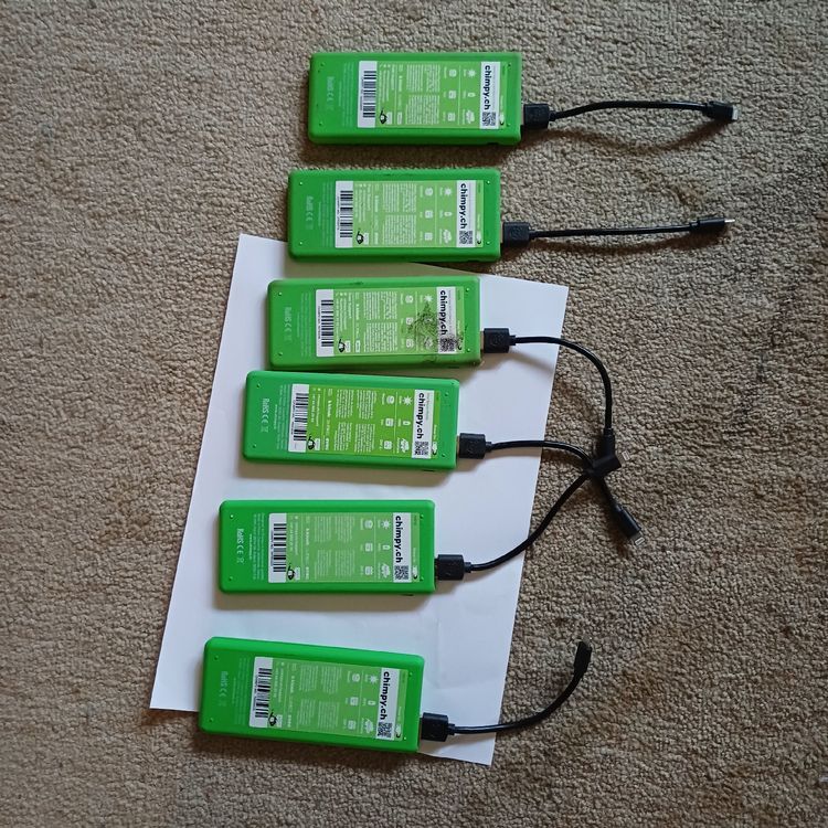 6x Chimpy Powerbank 5000mAh - ideal für Festivals (Gebraucht) in basel ...