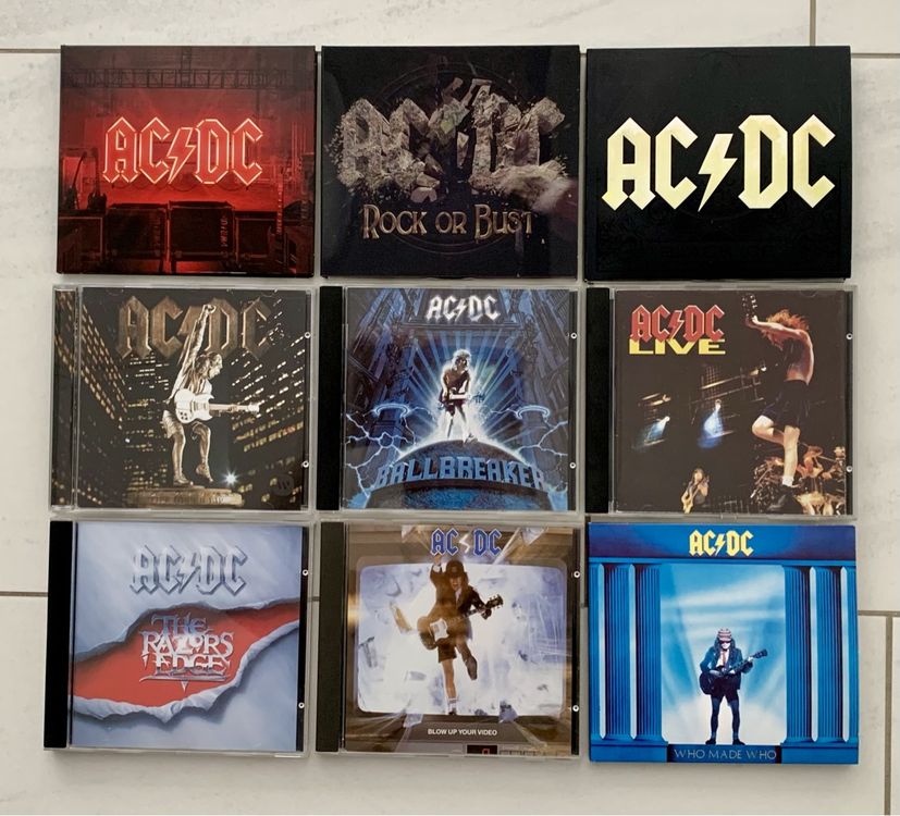 AC/DC grosse CD-Sammlung (19 CD‘s) (Gebraucht) in Luzern für CHF 95 ...