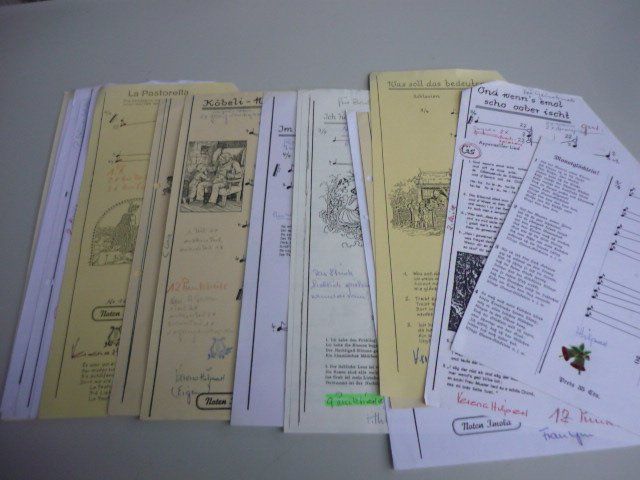 Zither Notenbläter Musiknoten Noten Jmola (Defekt) in Belp für CHF 1 ...