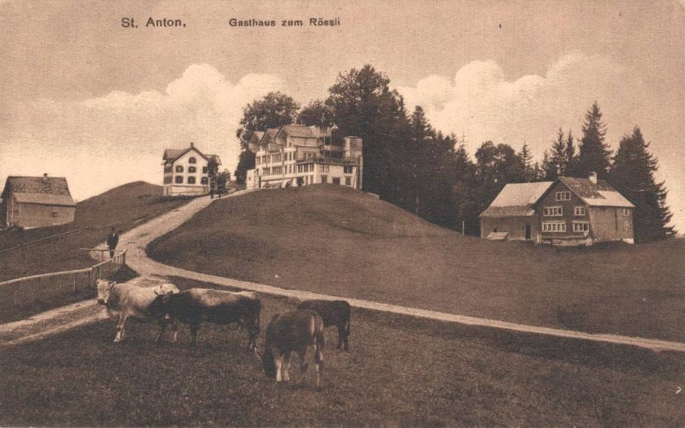 St Anton Gasthaus Zum Rössli Gel 1910 Kaufen Auf Ricardo