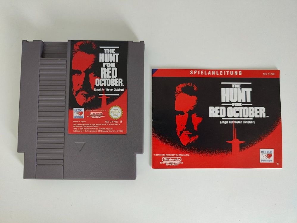 The Hunt for Red October NES inkl. Anleitung | Kaufen auf Ricardo