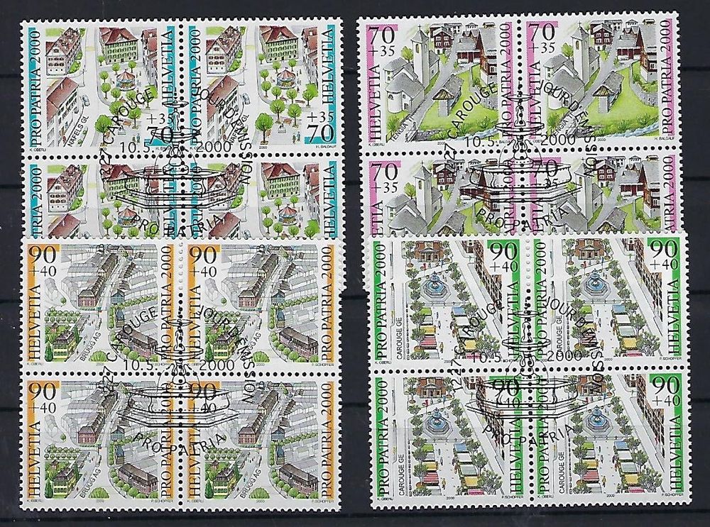 2000 Pro Patria Viererblocks 14939 (Gebraucht) in Lunden für CHF 3.1 – mit Lieferung auf Ricardo ...