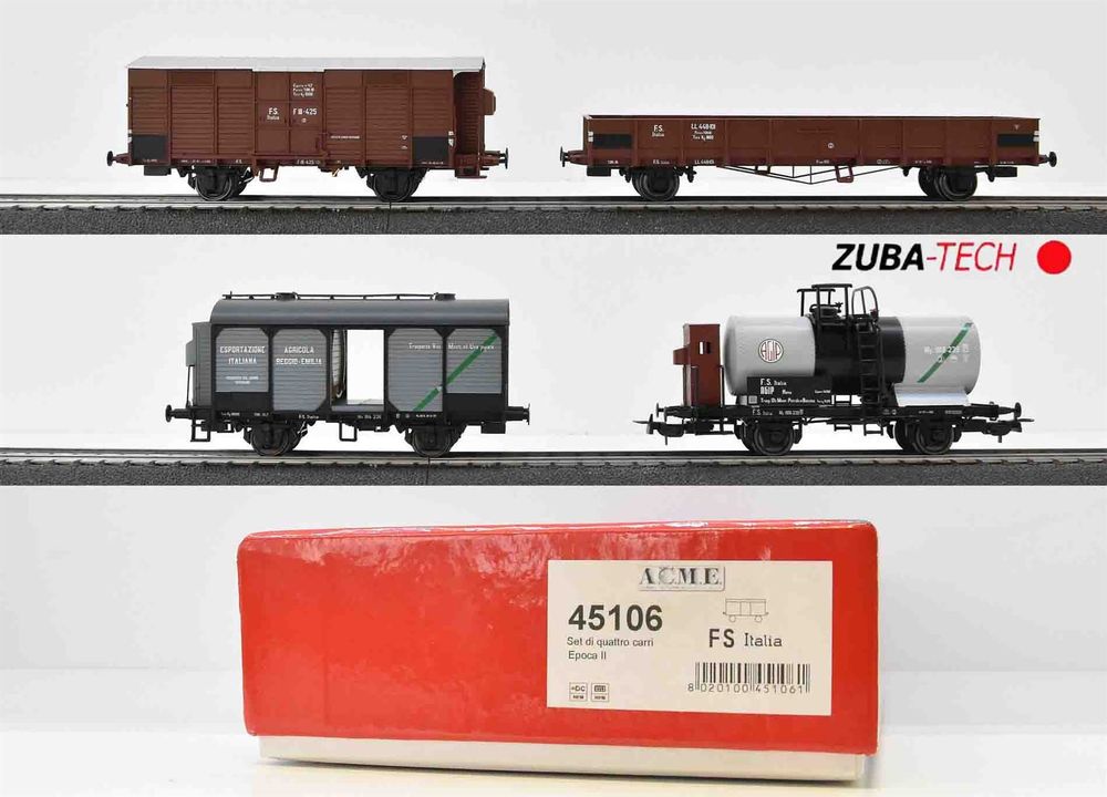ACME 45106 Güterwagen-Set 4-tlg FS GS OV (Neu (gemäss Beschreibung)) in ...