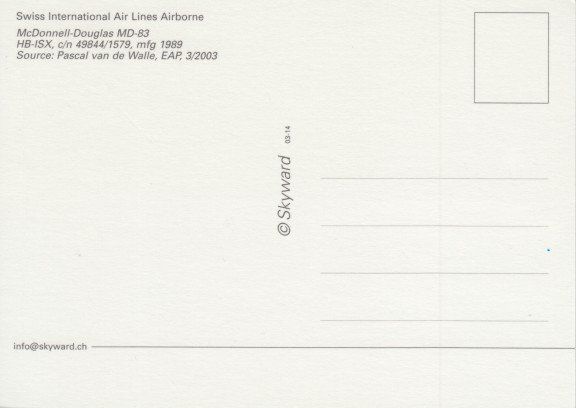 McDonnell-Douglas MD-83, Swiss International Air Lines (Gebraucht) in ...