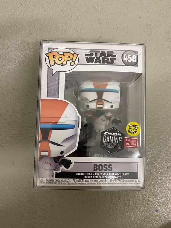 Funko Pop! Star Wars Boss (GameStop Excl. & Gitd) Nr. 458 (Gebraucht ...