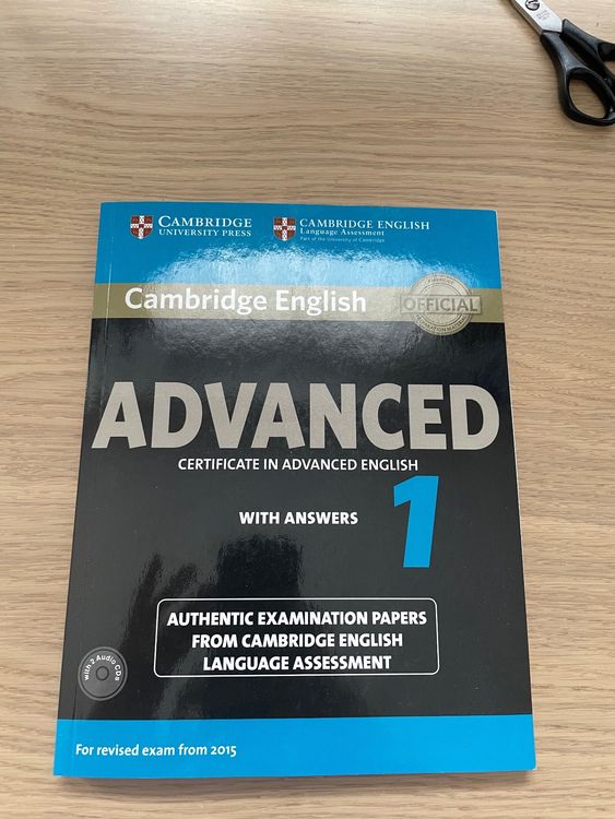 CAE Cambridge Advanced 1 Examination Papers unbenutzt (Neu (gemäss ...