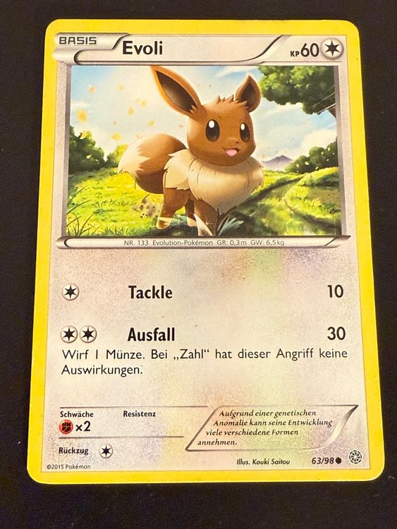 Eevee / Evoli Pokemon DE (AOR 63) (Gebraucht) in Muri AG für CHF 1 ...