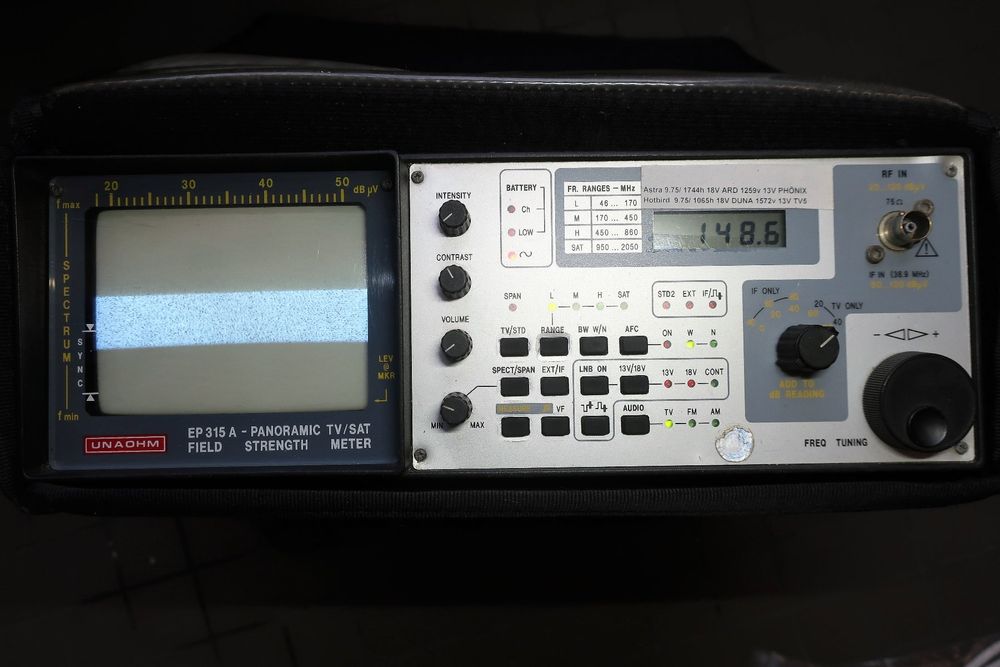 Unaohm EP 315 A Panoramic TV/SAT Field Strenght Meter - Feld (Gebraucht ...