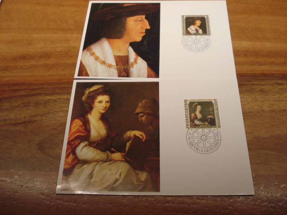 Liechtenstein Satz Maximumkarten berühmte Gäste,1982 (Gebraucht) in Niederwil AG für CHF 1 – mit ...