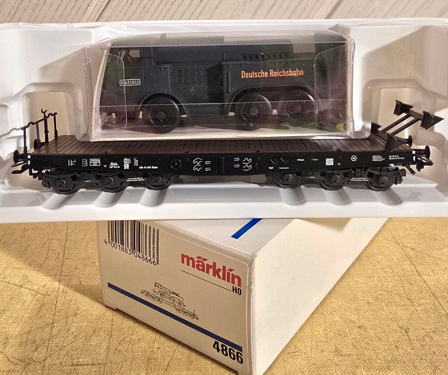 MÄRKLIN - 4866 - SCHWERLASTWAGEN der DRG (Deutsche Reichsb.. (Neu und ...