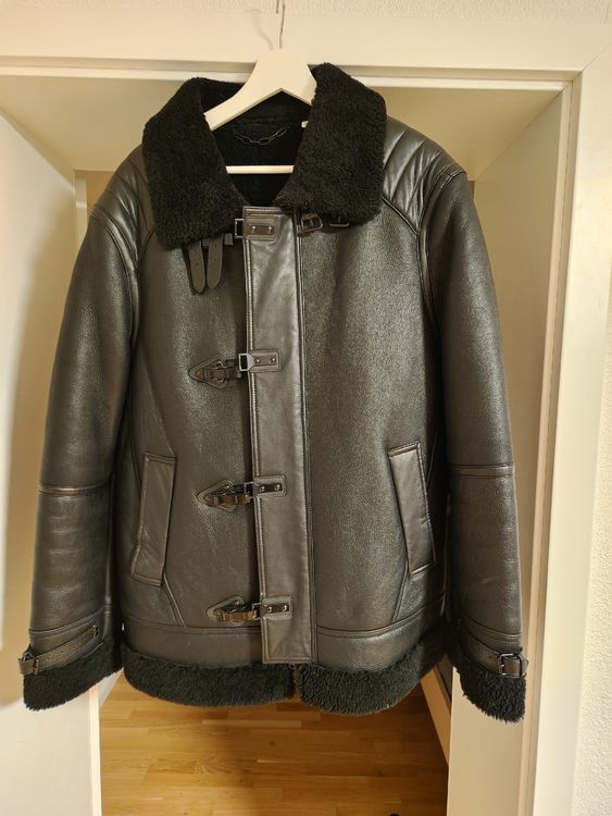 Robert Graham Shearling Leather Jacket (Neu (gemäss Beschreibung)) in ...