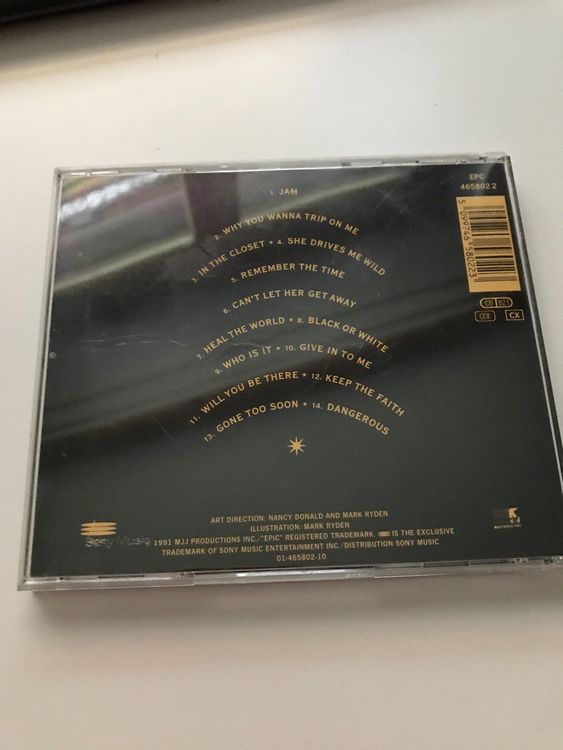 Michael Jackson - Dangerous (Gebraucht) in Wil AG für CHF 0.5 – mit Lieferung auf Ricardo kaufen