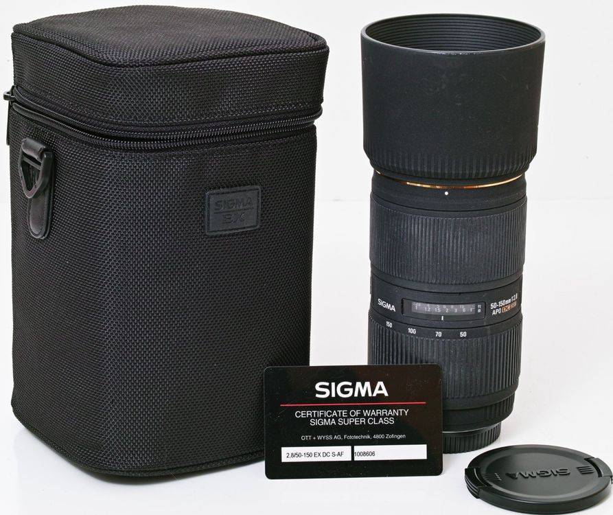 Sigma Zoom 1:2,8 50-150 mm EX APO DC HSM für Sigma SA-Mount (Gebraucht ...