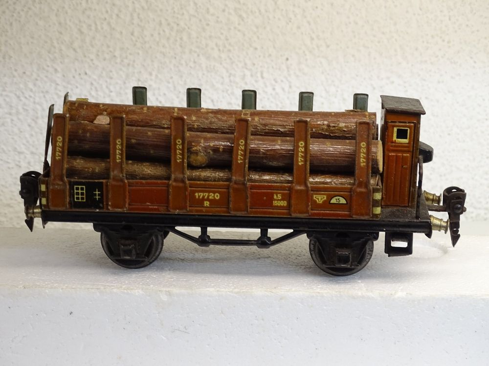 Märklin 17720 Rungenwagen mit Holz, Spur 0 | Kaufen auf Ricardo