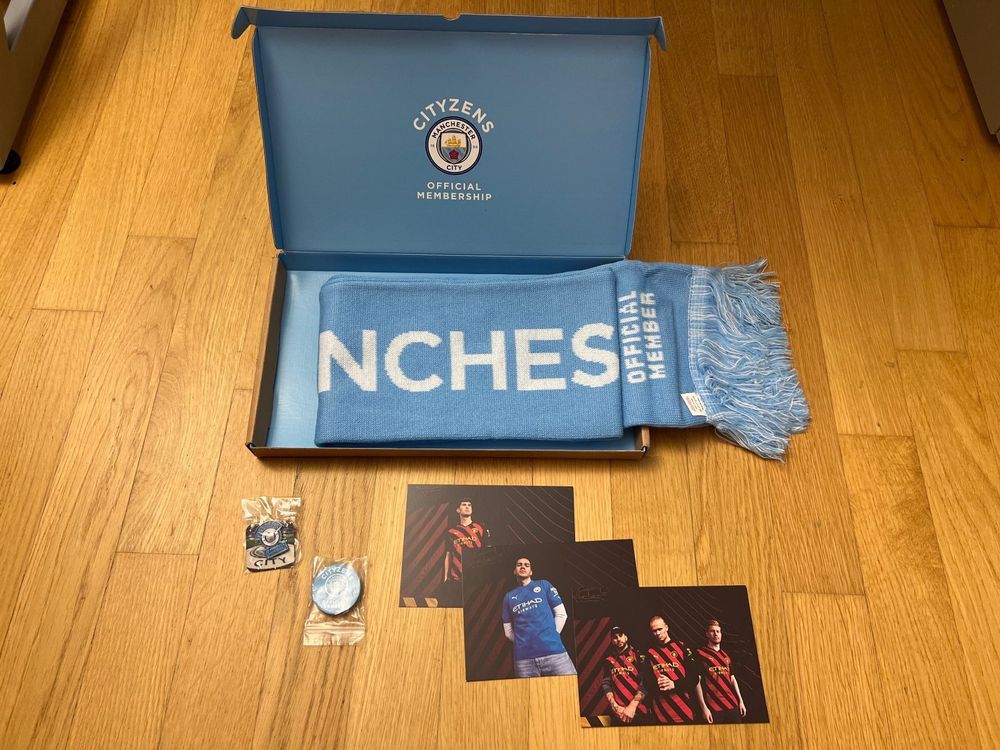 Original 2022 Manchester City Membership Package Fanartikel | Kaufen ...