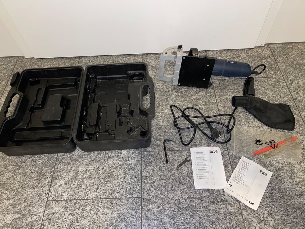 Alpha Tools DF 850 Dübelfräse Lamellenfräse Flachdübelfräse (D'occasion ...