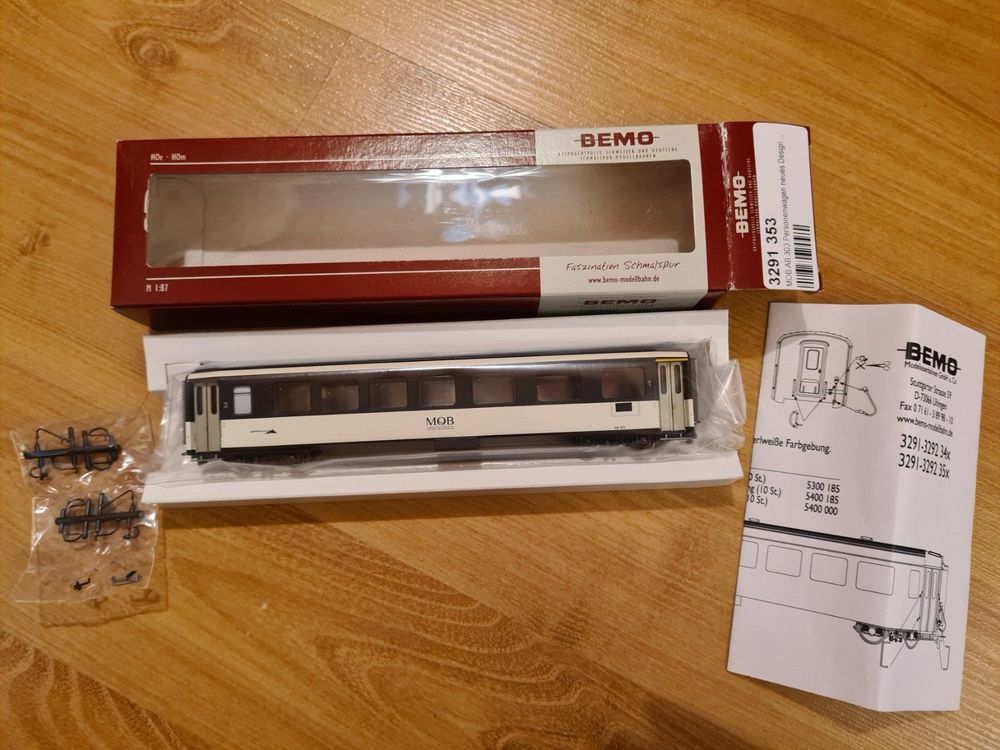 Bemo 3291 353 MOB AB 303 Personenwagen (Neu und originalverpackt) in Illhart für CHF 84 – mit ...