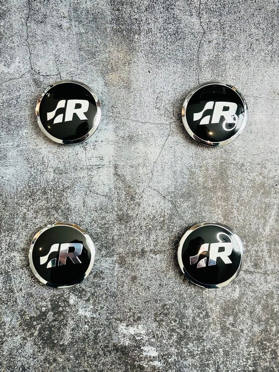 VW R 56 mm Nabendeckel, Radnaben, Nabenkappen Schwarz Neu (Neu und ...